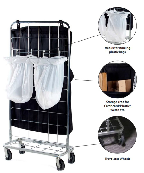 Retail Store Waste Tidy Trolley | Hand Forklift | Manual Forklift ...